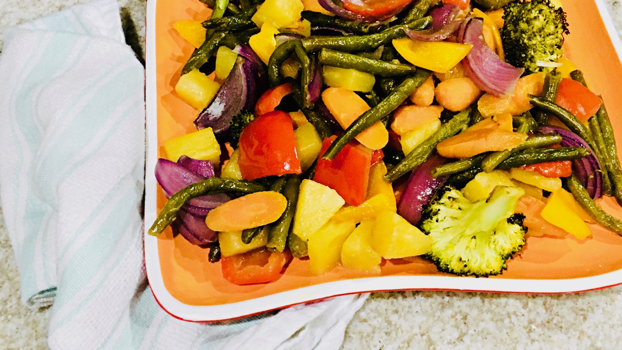 Oven Roasted Hawaiian Vegetables - Food Fitness Life Love