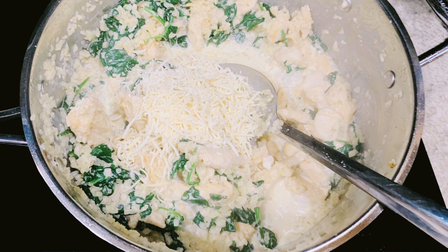 One Pan Chicken Florentine Recipe: Fresh Spinach - Food Fitness Life Love